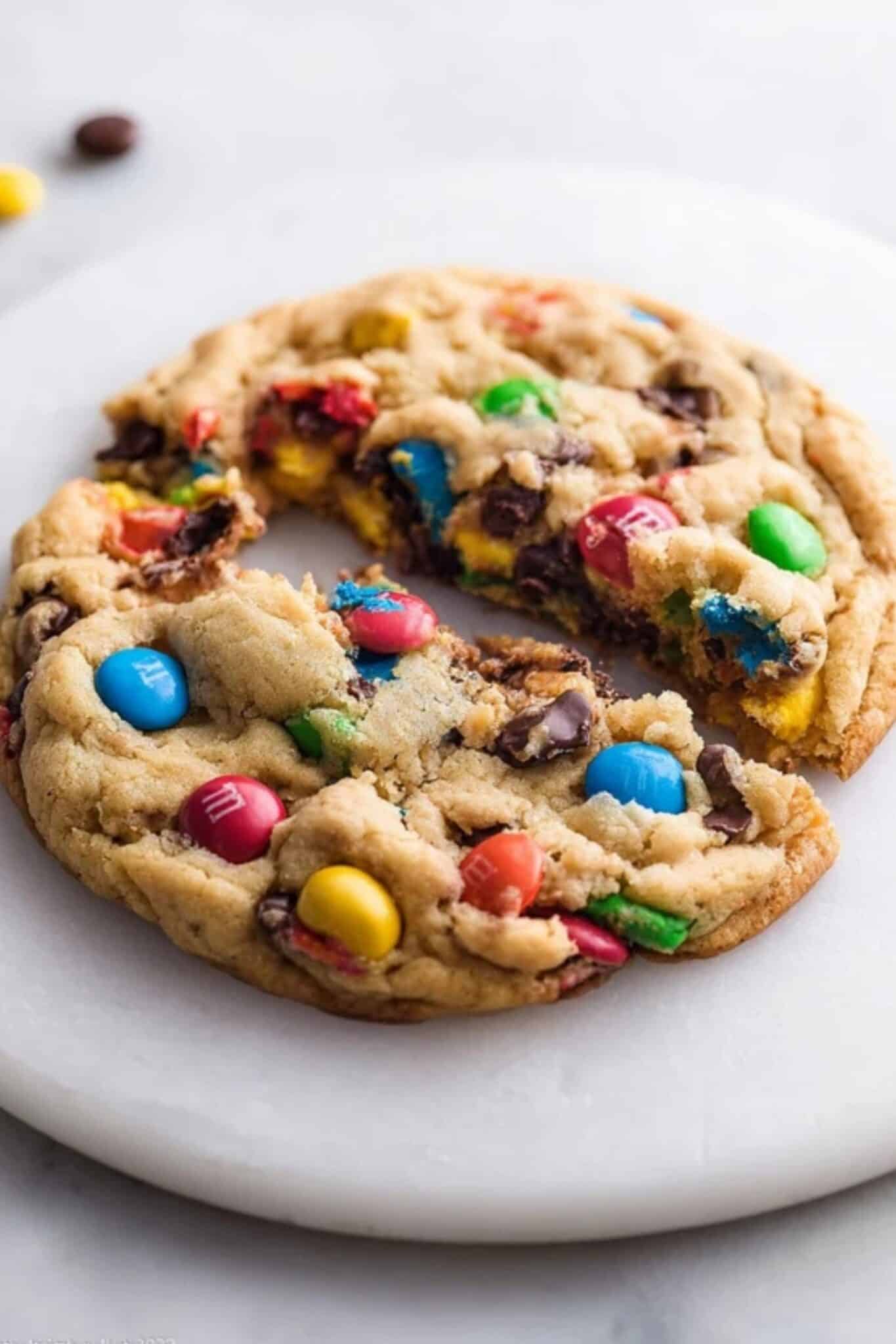 One Giant Monster M&M Cookie: 1 Colossal Treat That’s Worth Every Bite