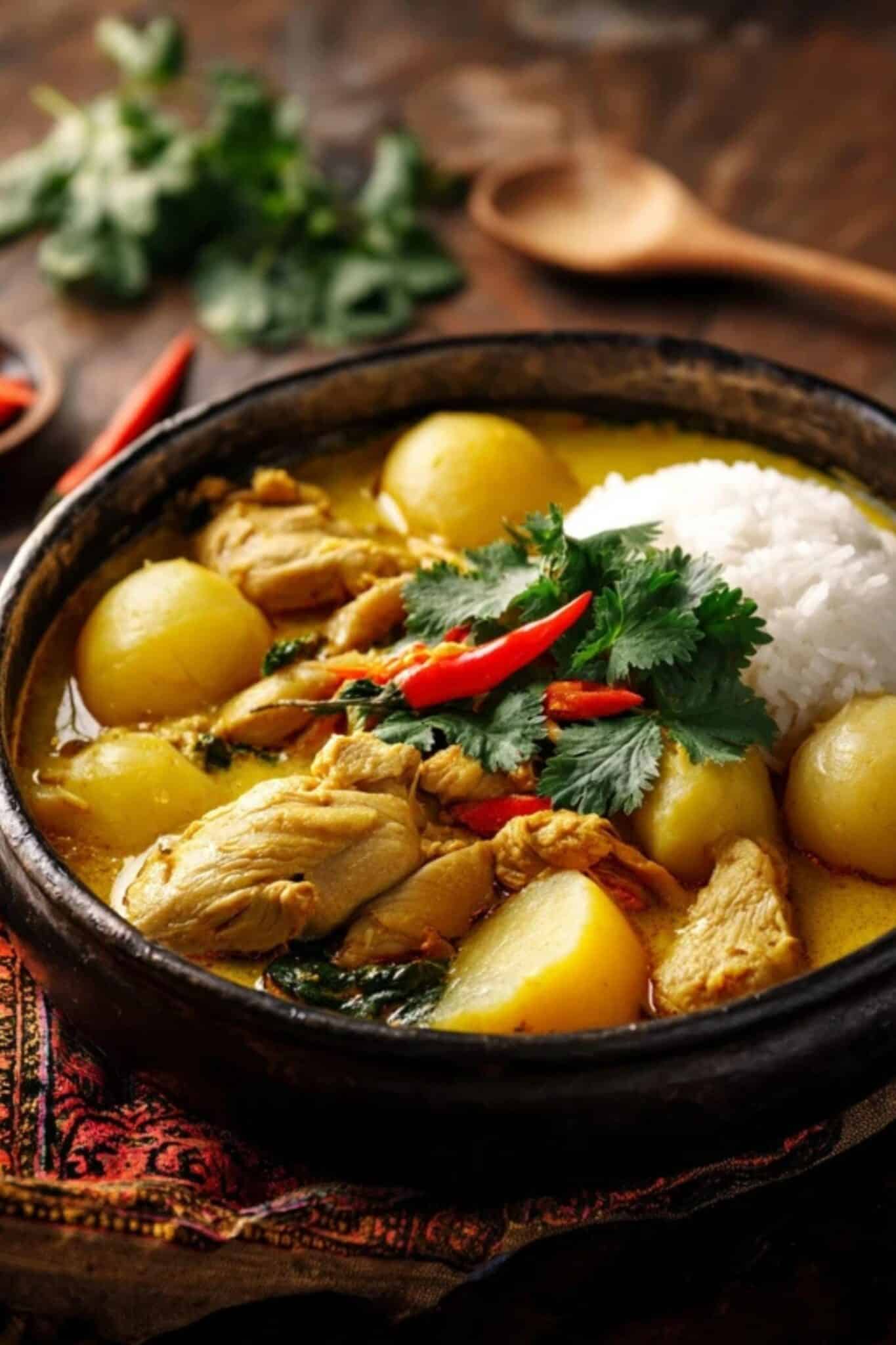 Authentic Thai Yellow Chicken Curry with Potatoes – 5 Powerful Flavor ...